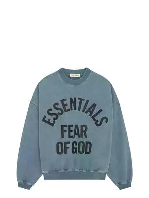 Fear Of God Campus 90s Logo Sweatshirt - Blue
