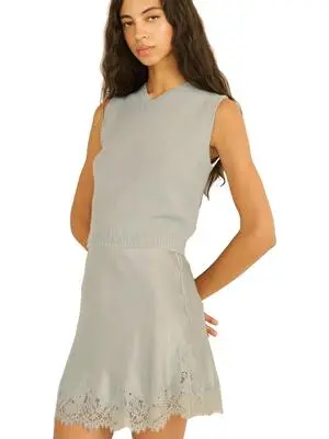 DÔEN Winston Cashmere Vest Eucalyptus