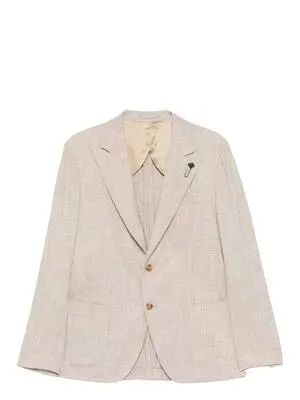 LARDINI Patterned Jacket - Neutrals