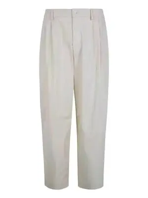 WOC Elasticated-waist Trousers - White