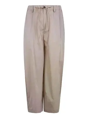 WOC Drawstring-fastening Trousers - Neutrals
