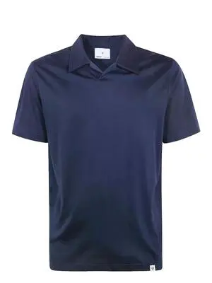WOC V-neck Collared T-shirt - Blue