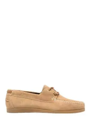 VINNY'S Almond-toe Boat Shoes - Neutrals