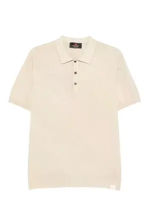 Peuterey Correboi Textured Polo Shirt - Neutrals