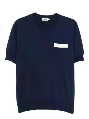 Altea Patch-pocket Short-sleeve T-shirt - Blue