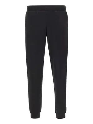 EA7 Logo-tape Track Pants - Black