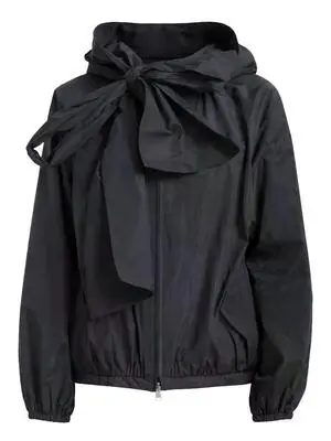 Moncler Moncler Bow Hooded Jacket Blue