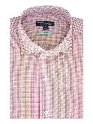 Peter Millar Checked Shirt Pink