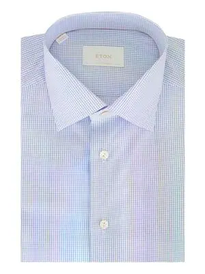 Eton Check-pattern Shirt - Blue