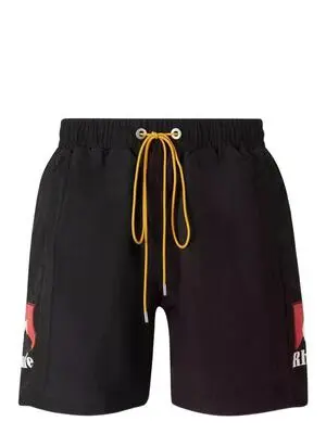 Rhude Drawstring Shorts - Black