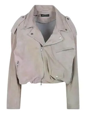 DRHOPE Suede Jacket - Neutrals