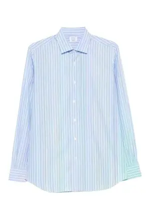 MAZZARELLI Striped Shirt - Blue