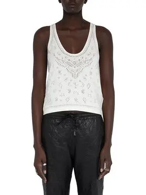 Zadig&Voltaire Jossy Tank Eggshell