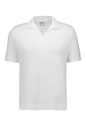 Fedeli Peter Terry Cotton Polo - White