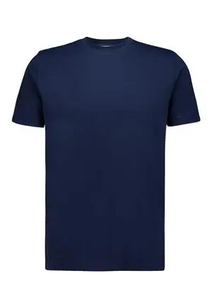 Boglioli Cotton Crew Neck T-shirt - Blue