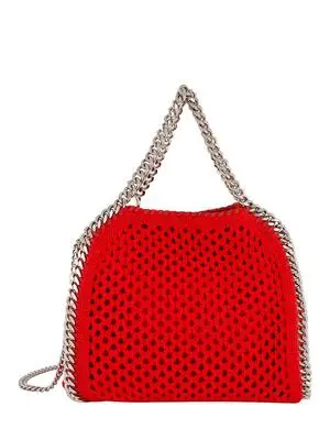 Stella McCartney Falabella Mini Mesh Tote Red