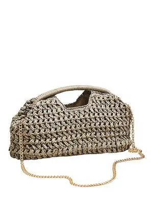 URBAN EXPRESSIONS Lani Raffia Clutch - Mint