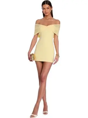 SEROYA Jayne Mini Dress - Butter