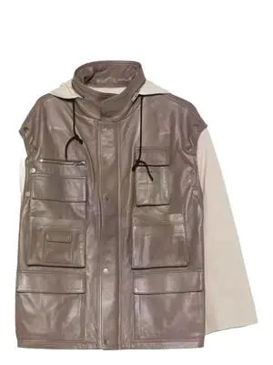NICCOLO PAQUALETTI Carico Pocket Hooded Jacket - Brown