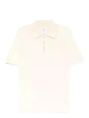 BARRIE B-label Cashmere Polo Shirt - Neutrals