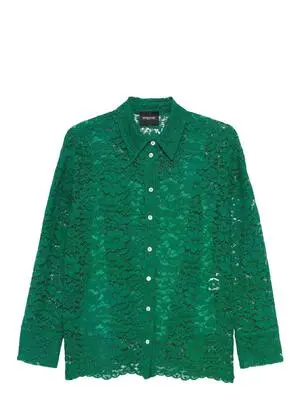 Simonette Ravizza Simonetta Ravizza Aretha Lace Shirt Green