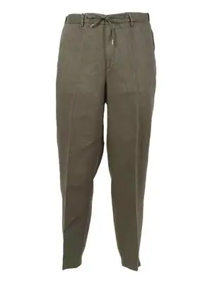 BRIGLIA 1949 Drawstring Trousers - Brown