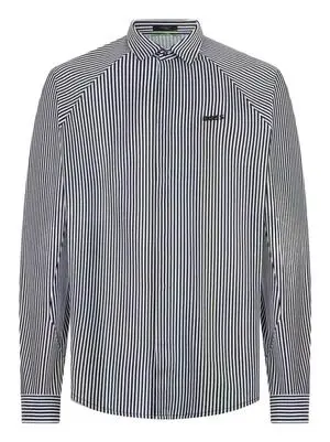BOSS Striped Long-sleeve Shirt - Black