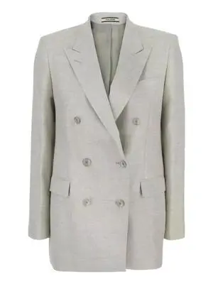 Tagliatore Double-breasted Blazer - Grey