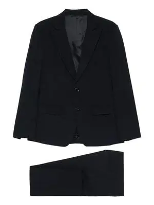 LARDINI Button-fastening Suits - Blue