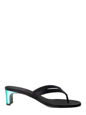GIABORGHINI T-strap Heeled Sandals - Black