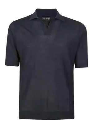 BALLANTYNE V-neck T-shirt - Blue