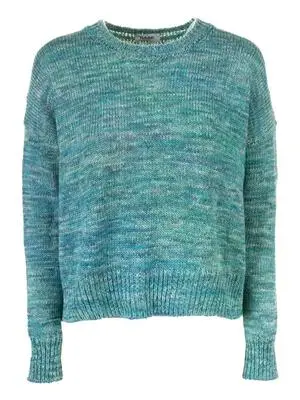 BASE MILANO Crew-neck Sweater - Blue