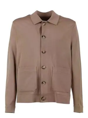 CIRCOLO 1901 Polo-collar Jacket - Neutrals