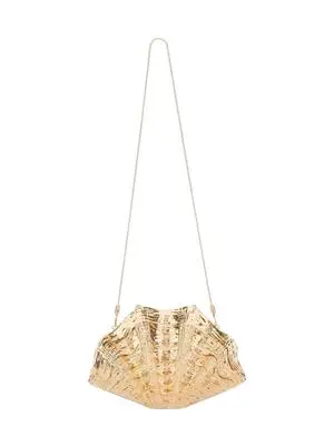 Simkhai Venus Seashell Clutch - Gold