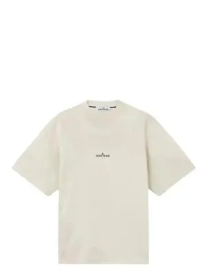 Stone Island Logo-print T-shirt - Neutrals