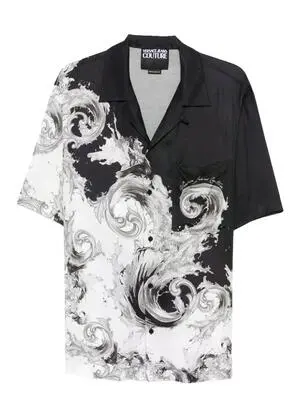 Versace Baroque Pocket Shirt - Black