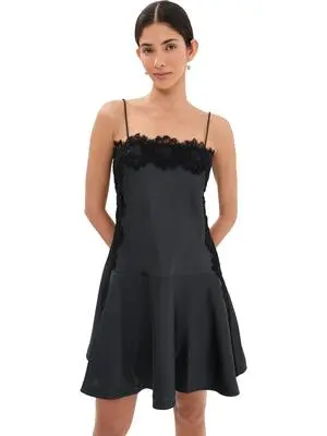 3.1 Phillip Lim Lace Trim Cami Mini Dress - Slate