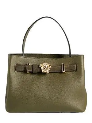 Versace Calfskin Handbag - Green