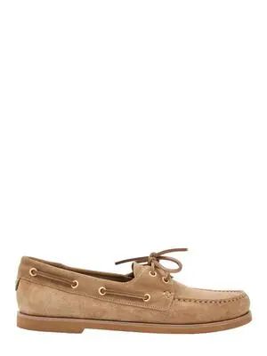 GIANVITO ROSSI Vande Suede Shoes - Camel