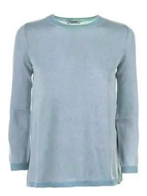 BASE MILANO Long-sleeved Sweater - Blue