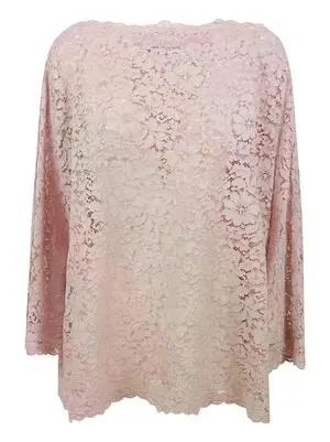 GIANLUCA CAPANNOLO Floral Lace Top - Pink