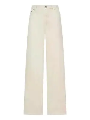 GOLDEN GOOSE Melody Straight-Leg Jeans Yellow