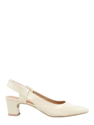Unisa Javea Slingback Pointed Sandals - Neutrals