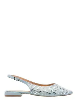 KEYS Embellished Pointed Toe Pumps - Blue