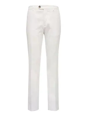 Brunello Cucinelli Button Slacks - White