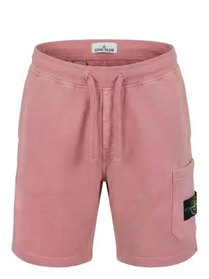 Stone Island Patch-pocket Shorts - Pink
