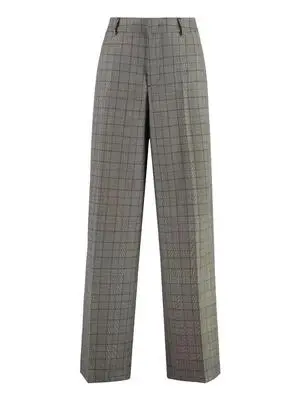 PT TORINO Wide-leg Trousers - Grey