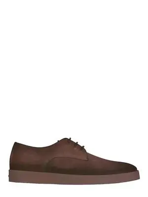 Santoni Lace-up Suede Shoes - Brown