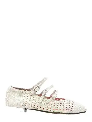 CAREL Ariana Woven Ballet Flats - Neutrals