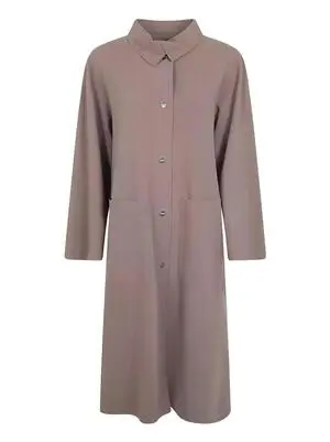 Herno Single-breasted Coat - Neutrals